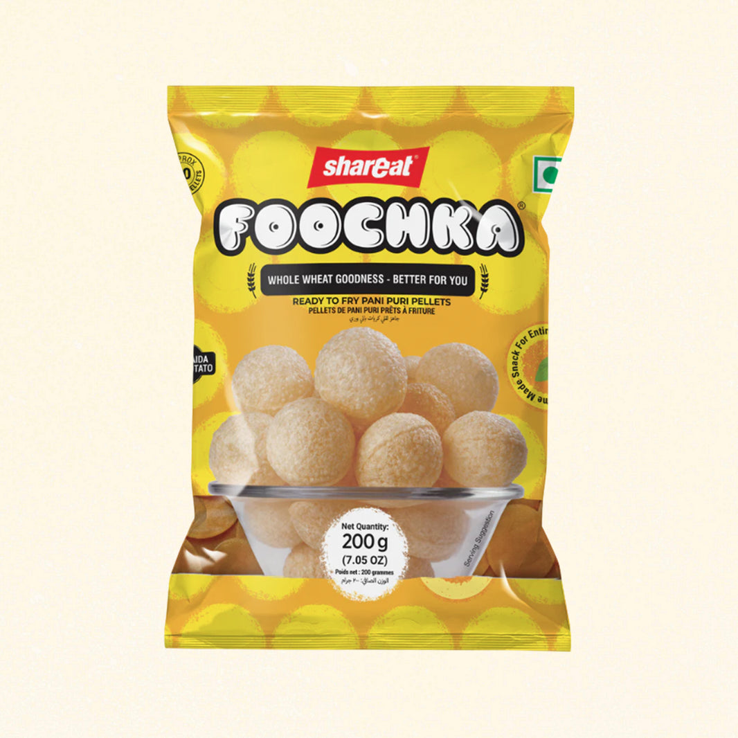 Pani Puri Packet (200 Gram) + 1 Litre Imli Pani Maker Sachet – SharEat