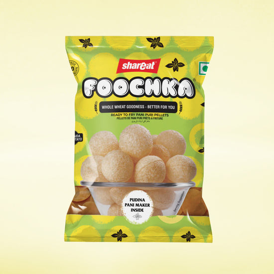 Pani Puri Packet (200 Gram) + 1 Litre Mint Pani Maker Flavor Sachet ...