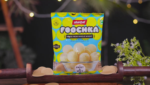 Pani Puri Packet (200 Gram) + 1 Litre Mint Pani Maker Flavor Sachet ...